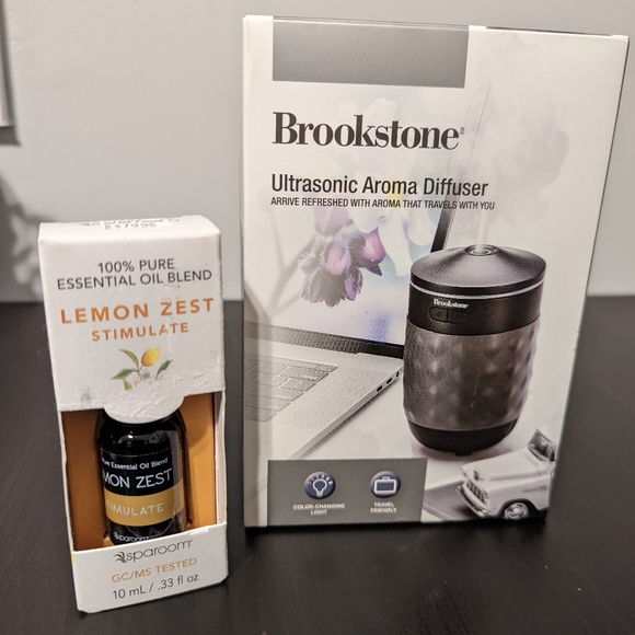 Brookstone | Other | Nwt Brookstone Portable Ultrasonic Aroma Diffuser ...